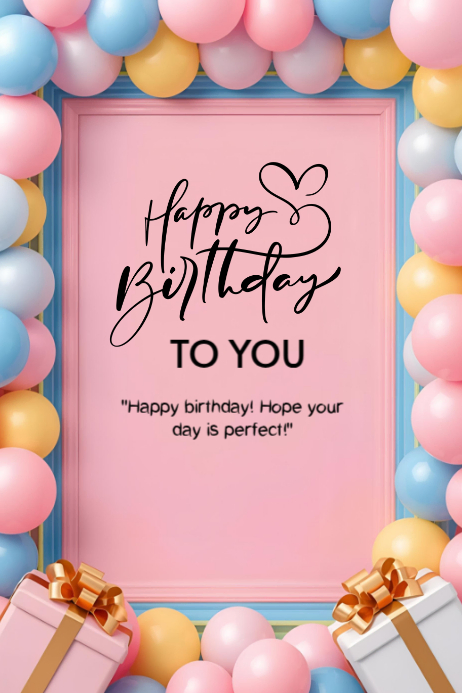 Happy birthday template 2025 | PosterMyWall