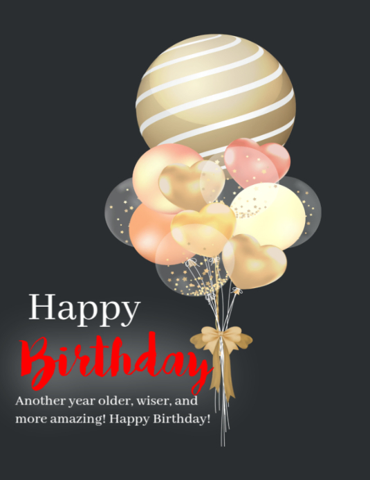 Happy birthday template 2025 | PosterMyWall