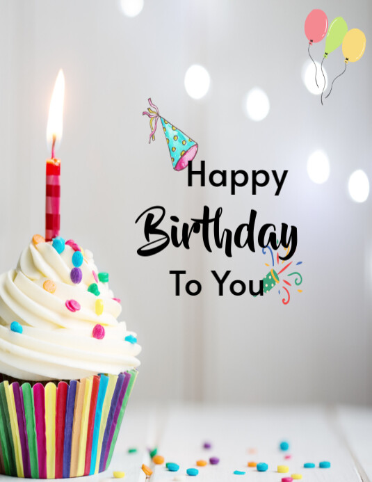 Happy Birthday Template 2025 | PosterMyWall