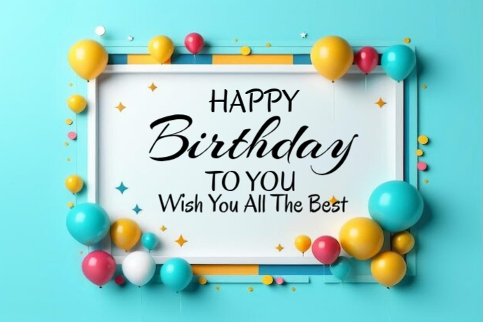 Happy birthday template 2025 | PosterMyWall