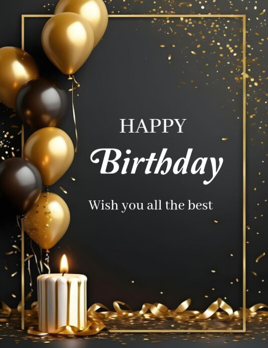 Happy birthday template 2025 | PosterMyWall