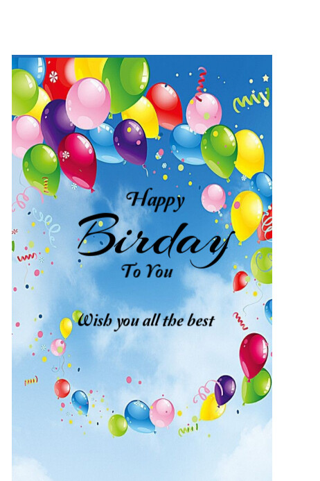Happy Birthday Template 2025 | PosterMyWall