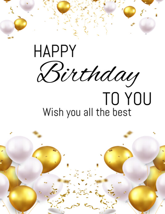Happy birthday template 2025 | PosterMyWall