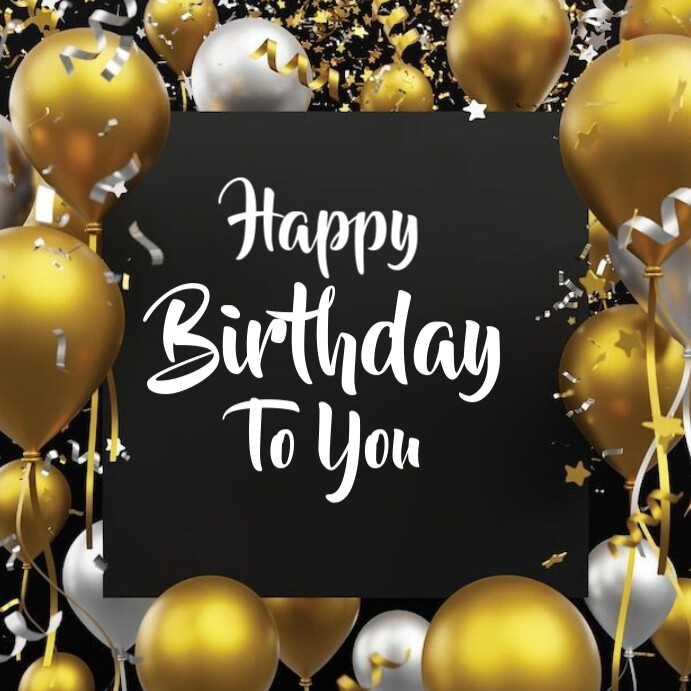 Happy Birthday Template 2025 | PosterMyWall