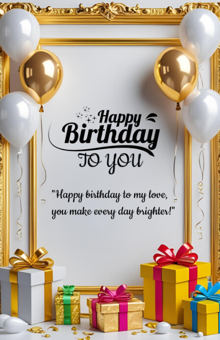 Happy Birthday Template 2025 | PosterMyWall