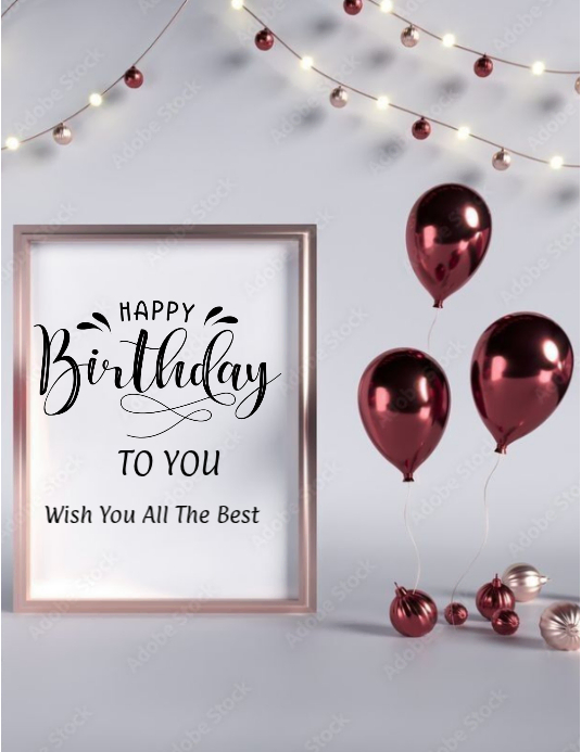 Happy birthday template 2026 | PosterMyWall
