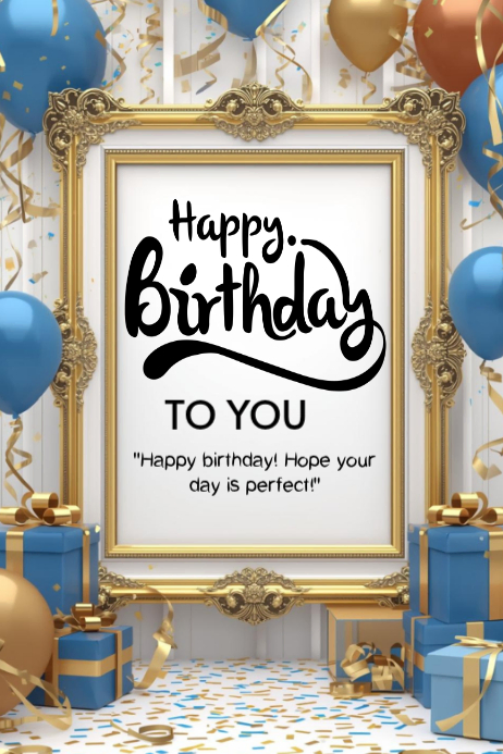 Happy birthday template 2026 | PosterMyWall
