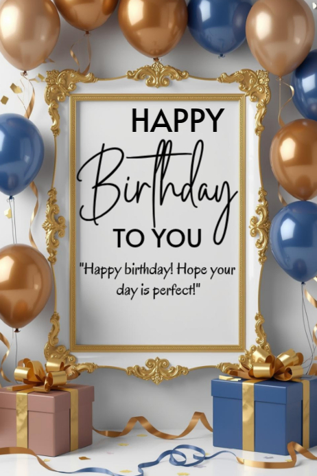 Happy birthday template 2026 | PosterMyWall