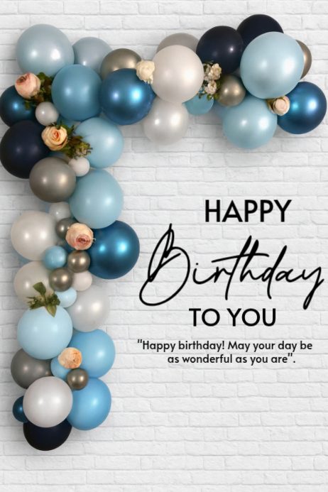 Happy birthday template 2026 | PosterMyWall