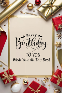 Happy birthday template 2026 | PosterMyWall