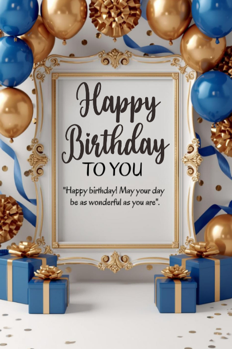 Happy birthday template 2026 | PosterMyWall