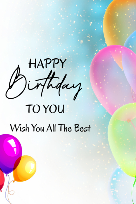 Happy Birthday Template 2026 | PosterMyWall