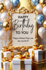 Happy birthday template 2026 | PosterMyWall