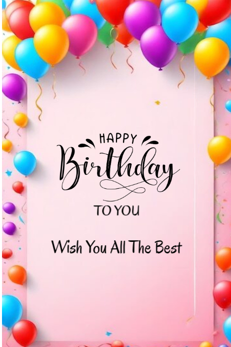 Happy birthday template 2026 | PosterMyWall