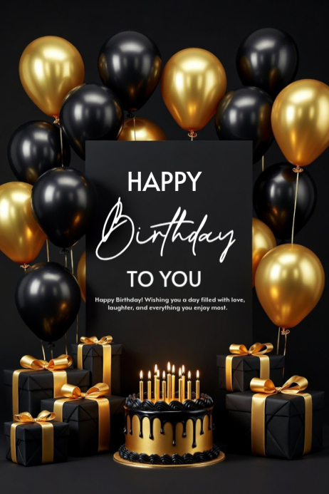 Happy birthday template 2026 | PosterMyWall