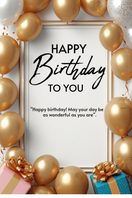 Happy birthday template 2026 | PosterMyWall