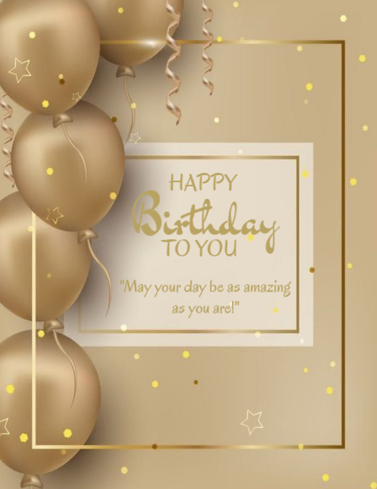 Happy birthday template 2026 | PosterMyWall