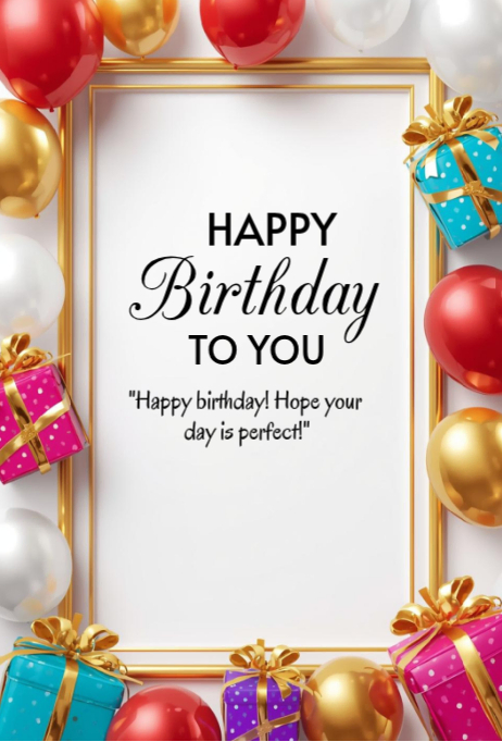 Happy birthday template 2026 | PosterMyWall