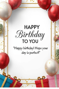 Happy birthday template 2026 | PosterMyWall