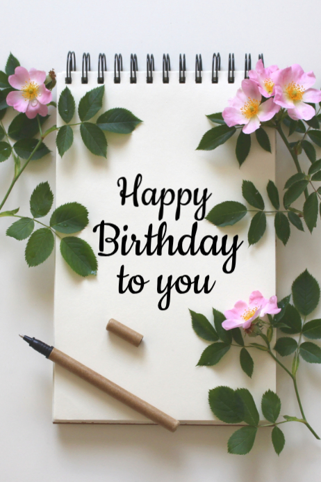 Happy birthday template 2026 | PosterMyWall
