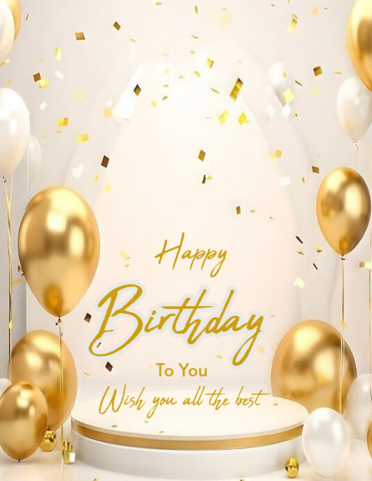 Happy Birthday Template design 2024 | PosterMyWall