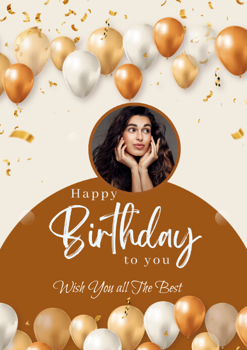 Happy Birthday Template | PosterMyWall