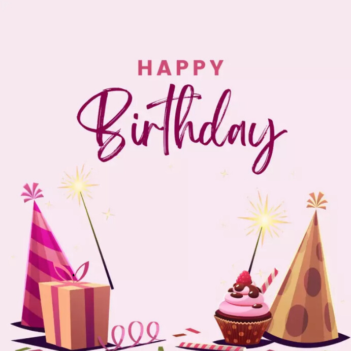 Happy birthday template online getting card | PosterMyWall