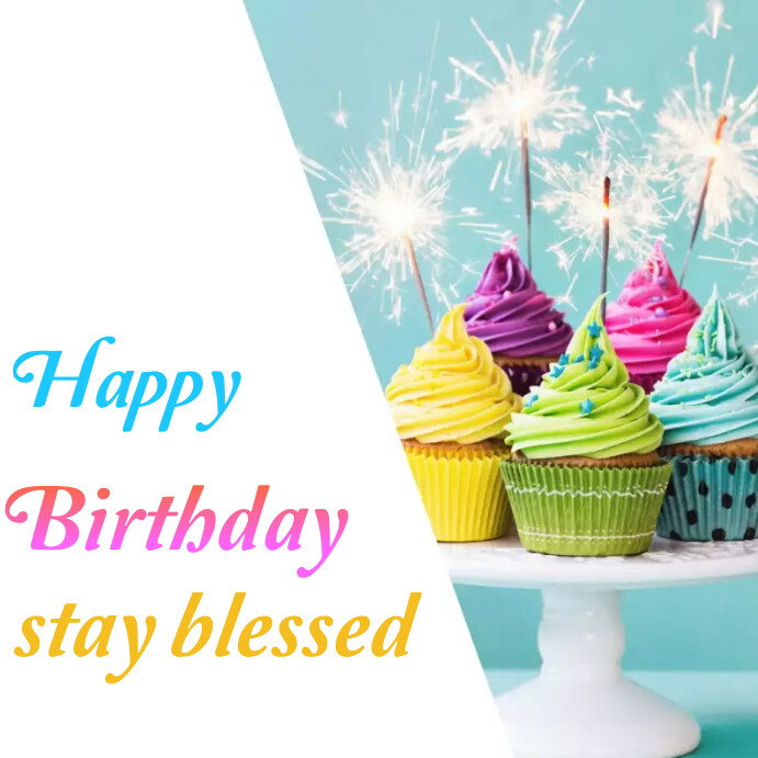 Happy birthday template online greating card | PosterMyWall