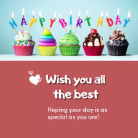 Happy birthday template online greating card | PosterMyWall