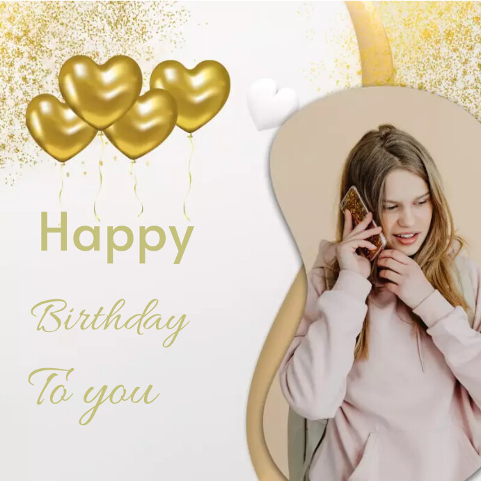 Happy birthday template online greating card | PosterMyWall