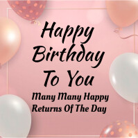 Birthday card Post Template | PosterMyWall