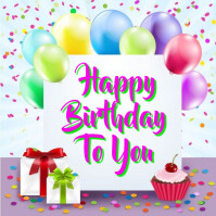 Birthday card Post Template | PosterMyWall