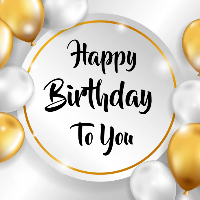 Copy of Happy birthday template online greeting cards | PosterMyWall