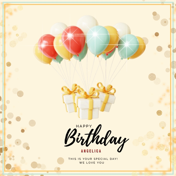 happy birthday template poster (8) | PosterMyWall