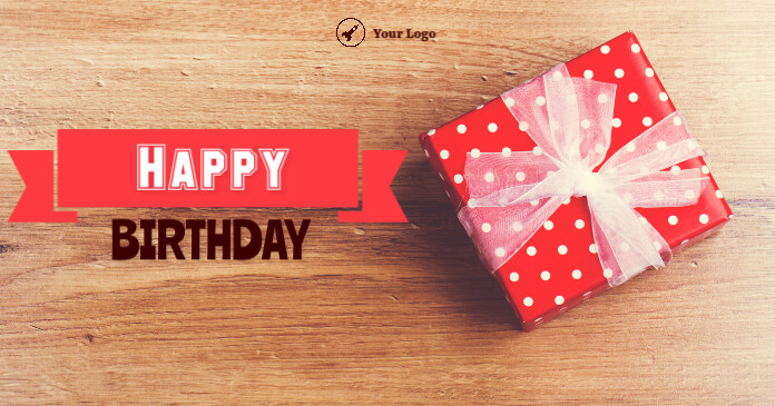 Happy Birthday Template Red | PosterMyWall