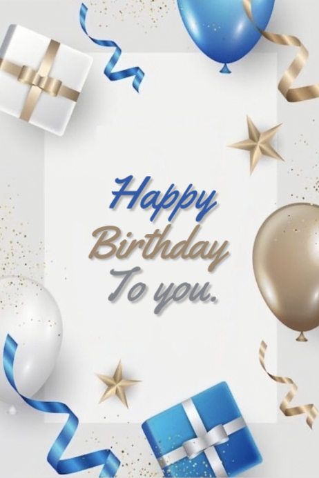Happy birthday templates 2025 and online greeting cards | PosterMyWall