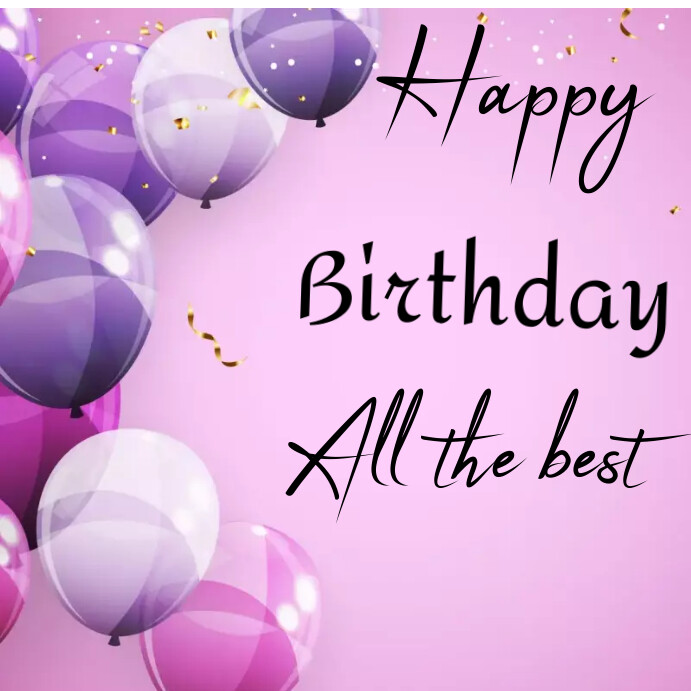 Copy of Happy birthday temple Instagram post | PosterMyWall