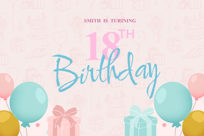 happy birthday templete Template | PosterMyWall