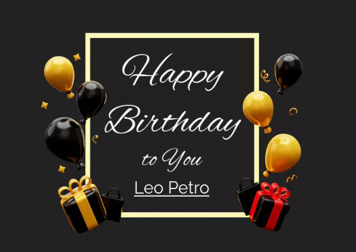 Happy Birthday to you free editable templates | PosterMyWall