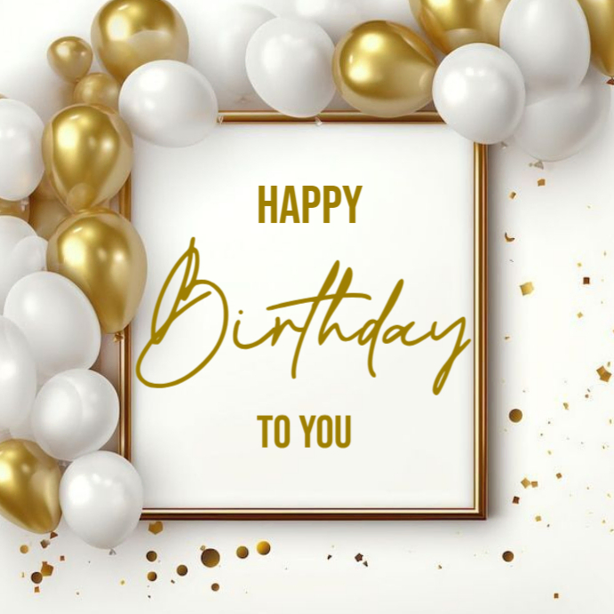 Happy birthday to you online greeting card Template | PosterMyWall