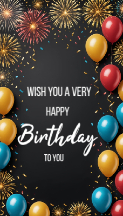 Happy birthday to you online greeting card Template | PosterMyWall