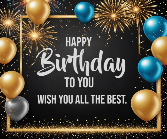 Modèle Happy birthday to you template 2025 | PosterMyWall