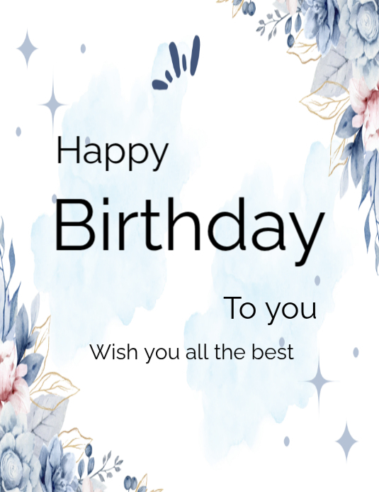 Happy birthday to you template 2026 | PosterMyWall