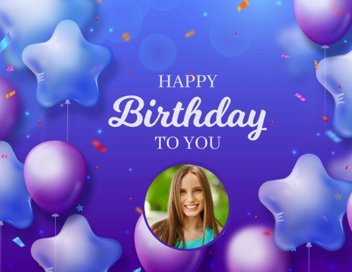 Copy of Happy Birthday TWITTER DESIGN Template | PosterMyWall