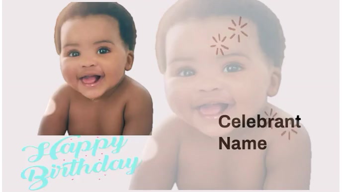 Happy Birthday Video design Template | PosterMyWall