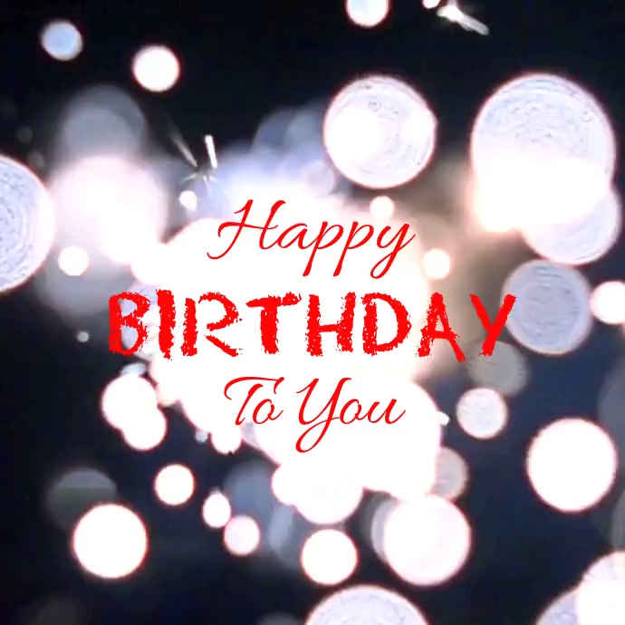 Copy of Happy Birthday video | PosterMyWall