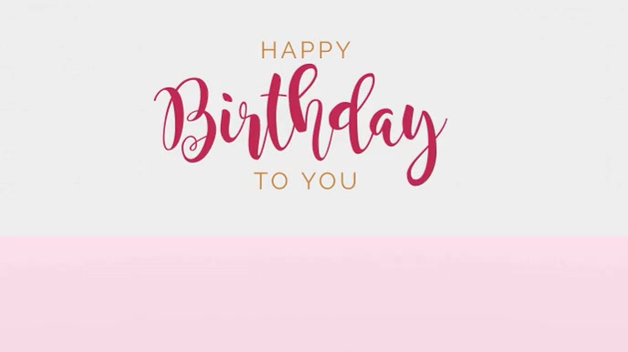 Happy Birthday Video Greeting Template | PosterMyWall