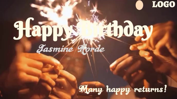 Happy birthday video template | PosterMyWall