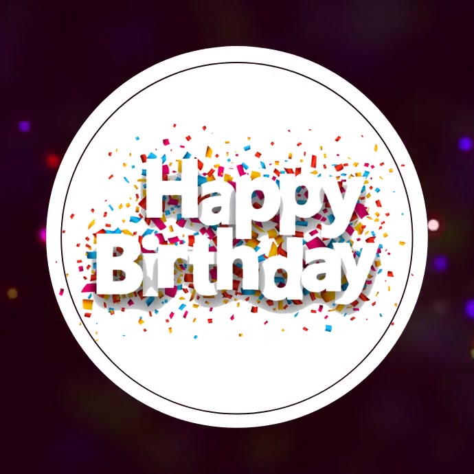 Copy Of HAPPY BIRTHDAY VIDEO TEMPLATE PosterMyWall Copy Of HAPPY BIRTHDAY VIDEO TEMPLATE PosterMyWall