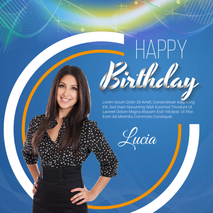 happy birthday wish Templat | PosterMyWall